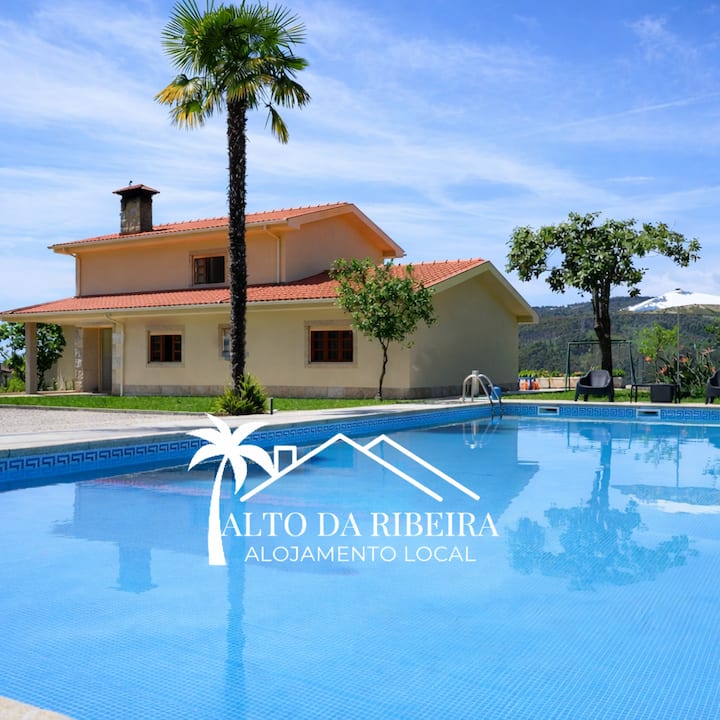 Casa Alto Da Ribeira · Piscine Privée · 10 Pers - Guimarães