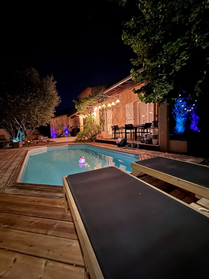 ÉVasion à Lavérune, Villa, Piscine, Soleil & Calme - Montpellier