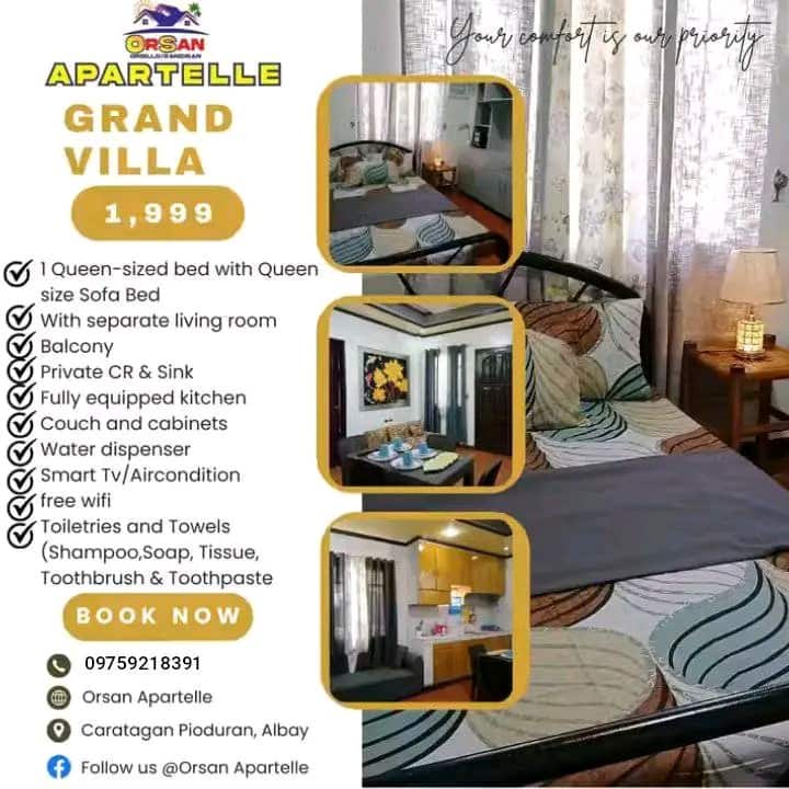 Fb: Orsan Apartelle - Pio Duran