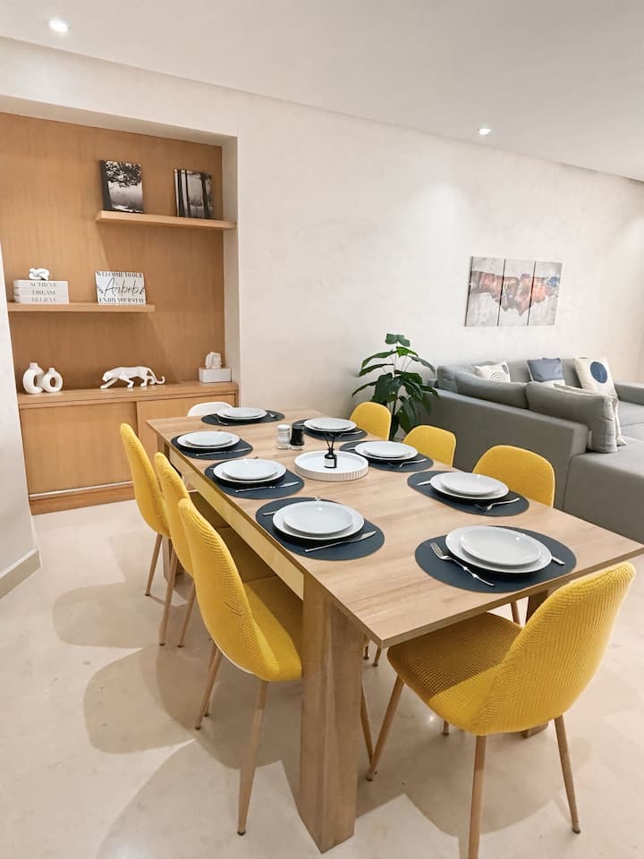 Votre Cocon Moderne - Central & Tout Confort - Casablanca