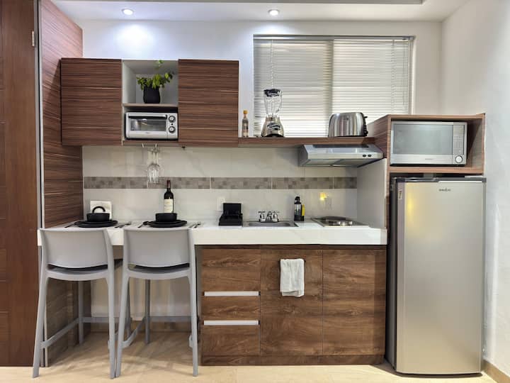 B. Cómodo Loft A Minutos Del Consulado Y Udem - San Pedro Garza García