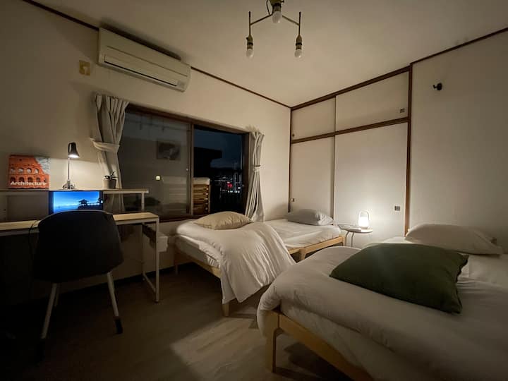 Kokin-an/ Japanese-modern Entire House/ Kyoto 20m - 大津市