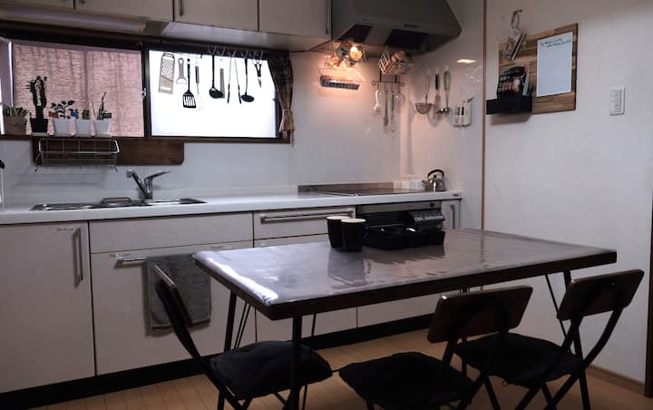 Japanese‑modern Private Floor/ Kyoto 20m/ Biwa 5m - Shiga