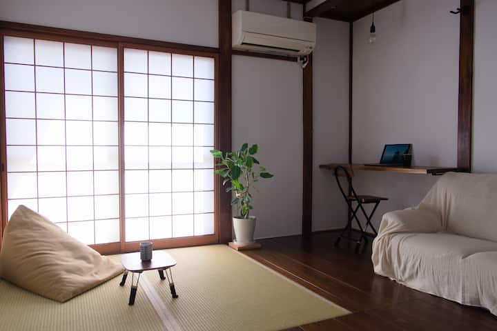 Japanese‑modern Private Floor/ Kyoto 20m/ Biwa 5m - Shiga