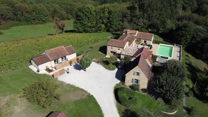Maison Vignes Libertines Avec Piscine Au Domaine - Sarlat-la-Canéda