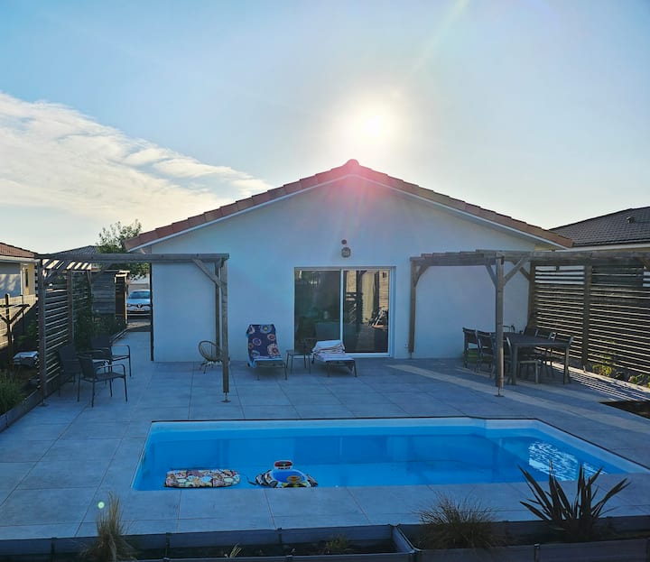 Maison Climatisée Avec Piscine Sur Audenge - Audenge