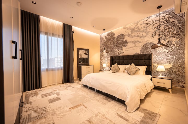 شقه فاخره غرفتين وصالة ومطبخ وحمامين - Jeddah