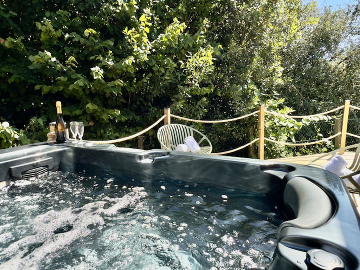 Lodge Luxe - Spa Privatif, Terrasse Xxl Et A/c - Anglet