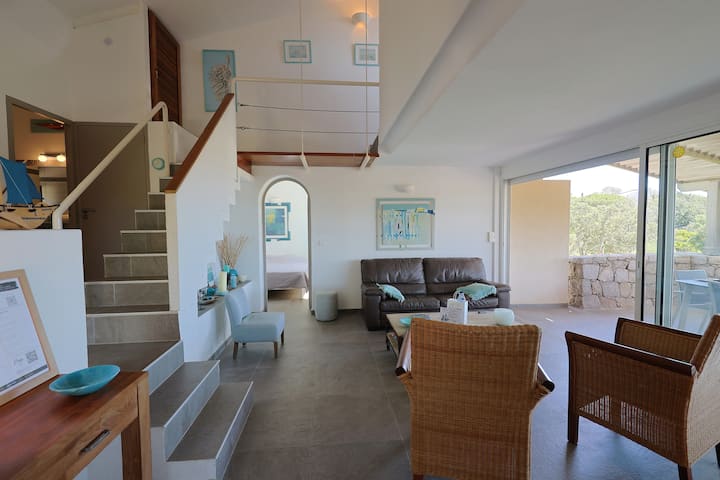 Casa Alta | Maison Familiale | Vue Lavezzi - Plage du petit Sperone