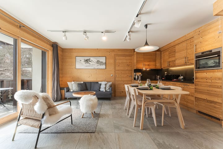 Modern 2br 2btr | Mtblanc View | 250m Prarion Lift - Les Houches