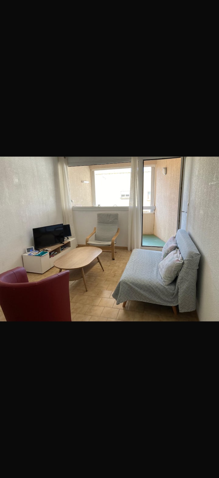 Duplex 5 Couchages à La Mer Piscine Copropriété - Valras-Plage
