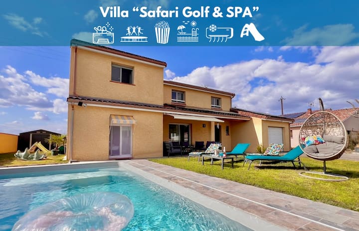 Villa « Safari Golf & Spa » Prox. Airbus - Pibrac