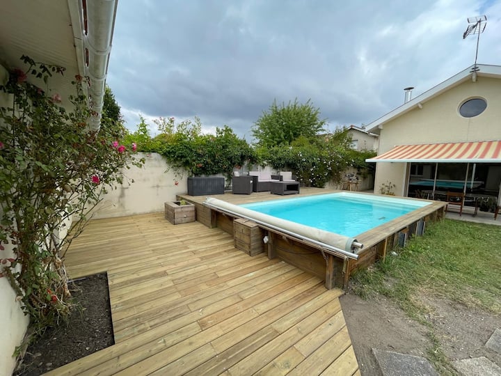 Maison + Piscine + Studio - Talence
