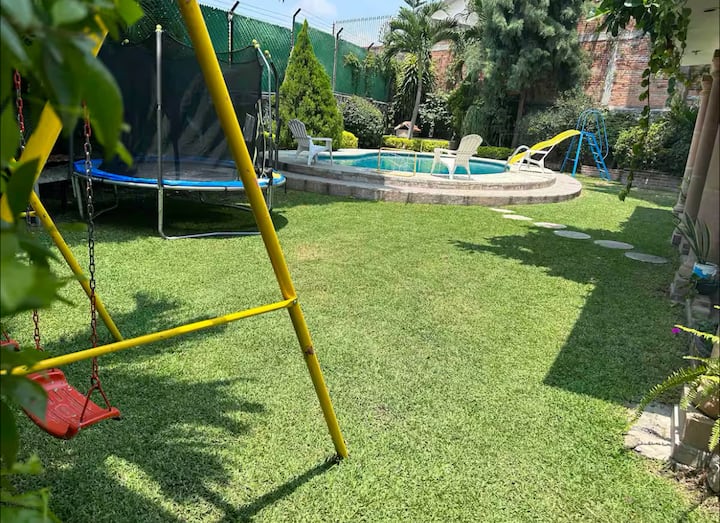 Alberca, Jardin, Juegos, Futbolito, Brincolin, Sol - Cuernavaca