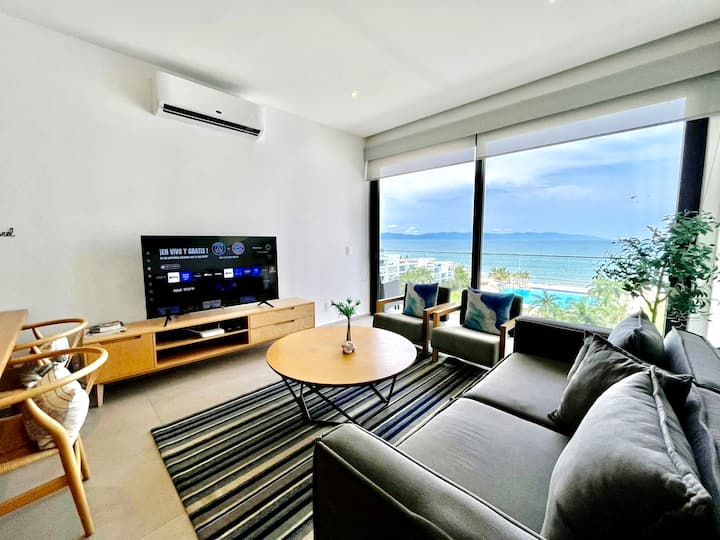916 Vista Increíble Depa Con Playa En Nuevo Vta - Nuevo Vallarta