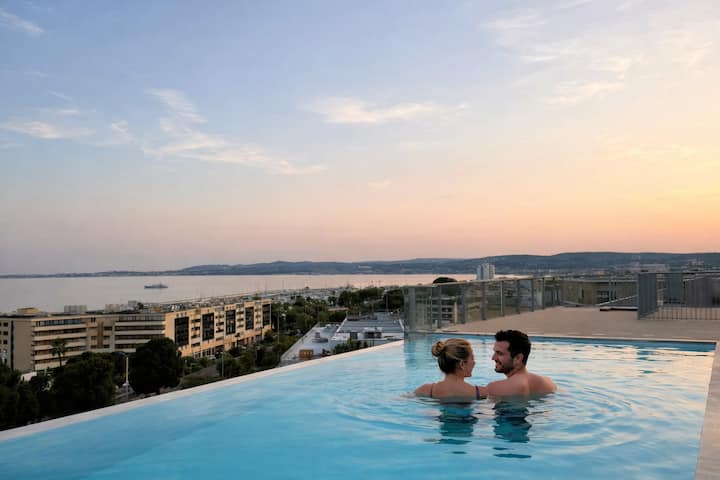 Chez Valentina & Alexandre : Port & Plages à Pied - Saint-Laurent-du-Var