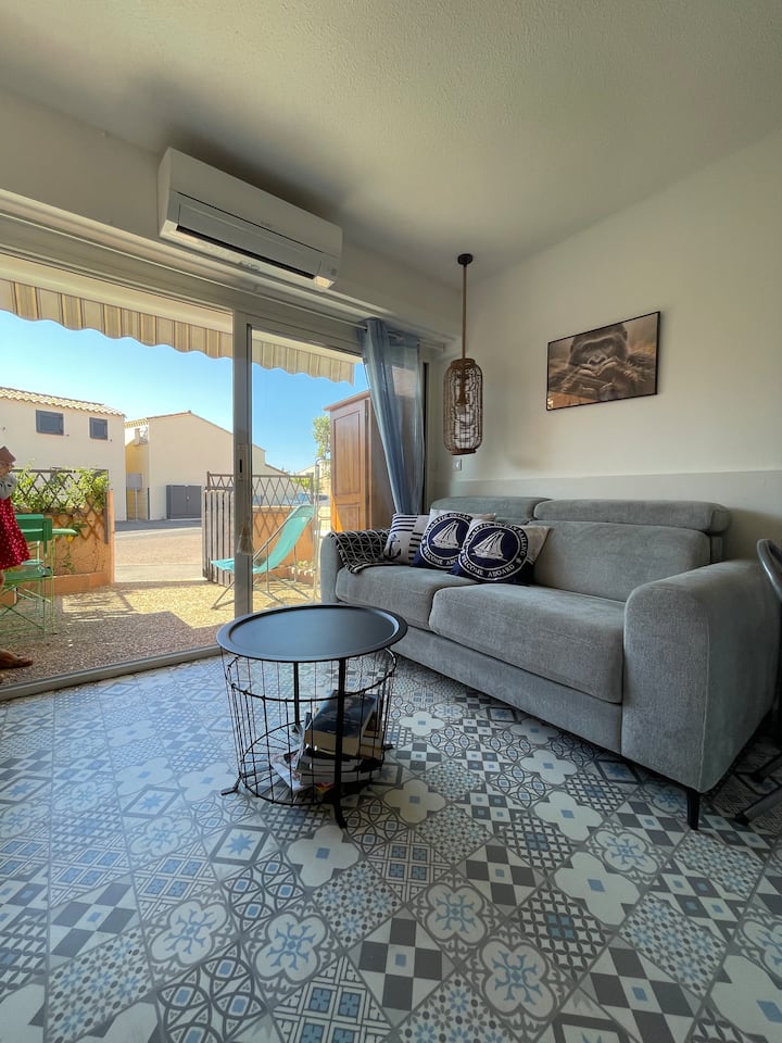 Joli Appartement Rez De Jardin - Port-la-Nouvelle