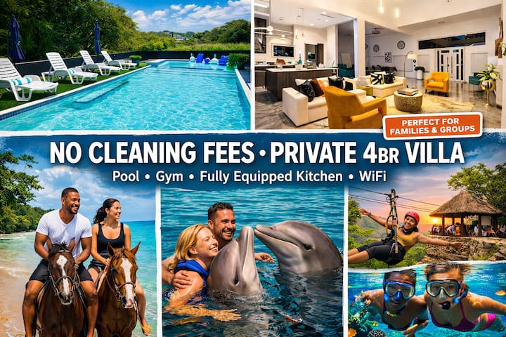 Private Villa W/pool - Group Getaway Near Negril - Negril