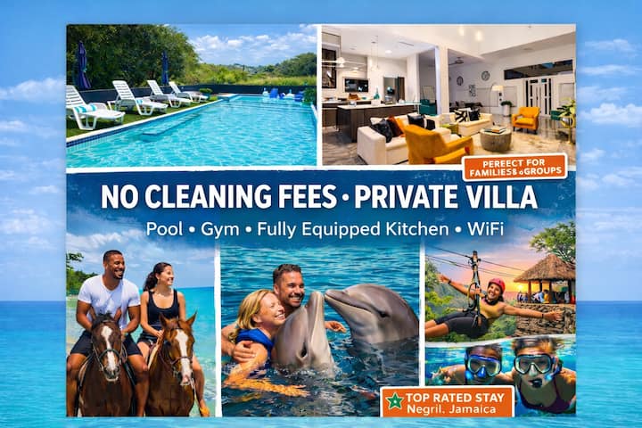 Private Villa W/pool - Group Getaway Near Negril - Negril