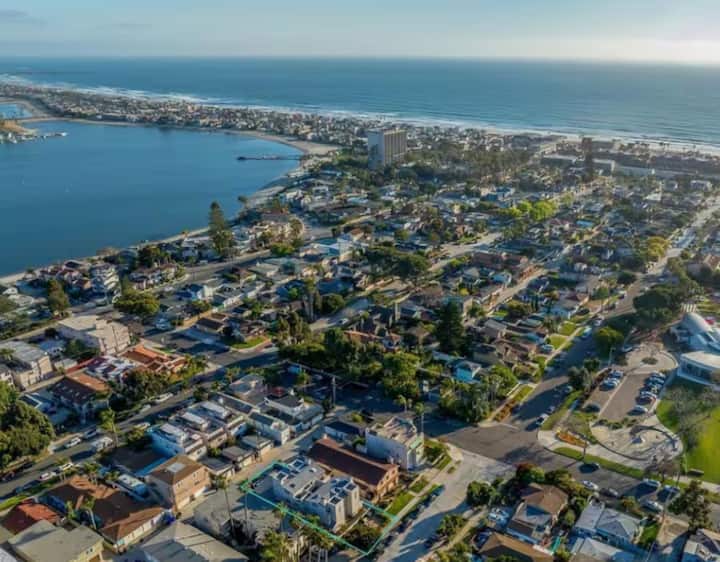 Pb • Steps To Bay +Beach | Parking + Ac - Mission Beach - San Diego