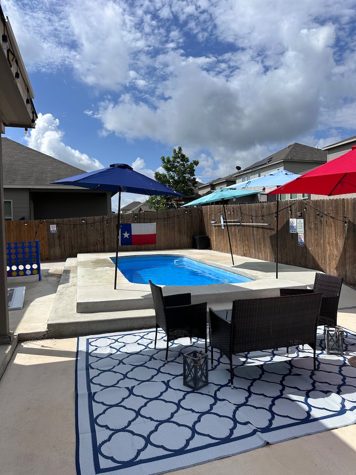 Poolside Home - San Antonio - 聖安東尼奧