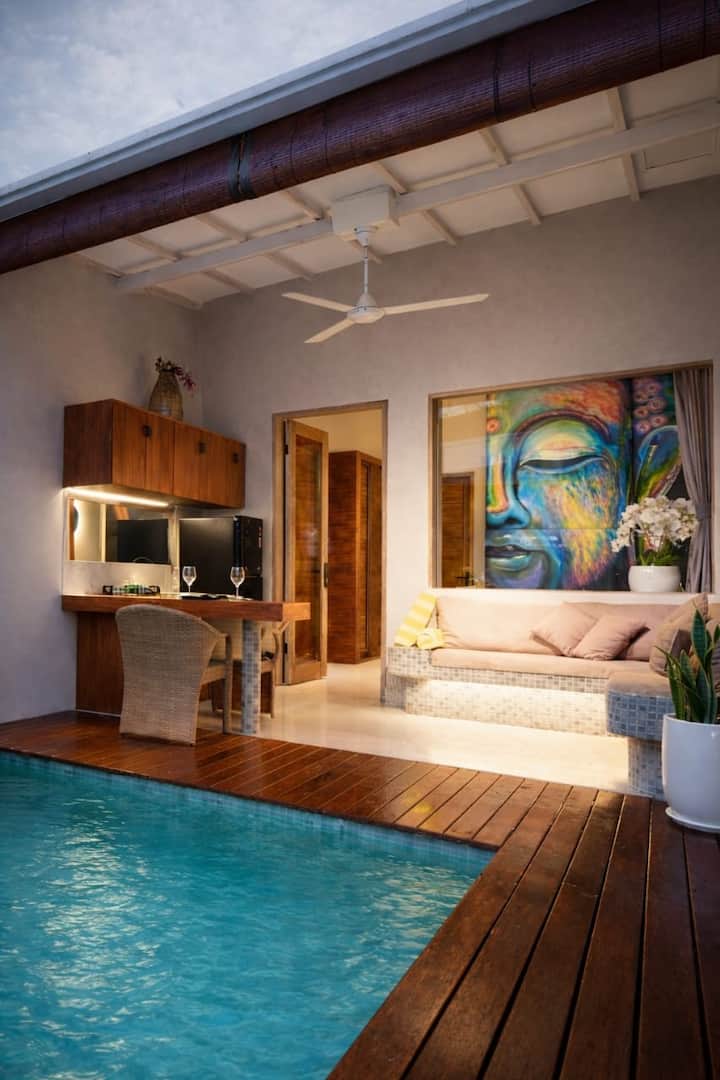 Modern Pool Villa Free Scooter/ 7 Min To Ubud - 烏布