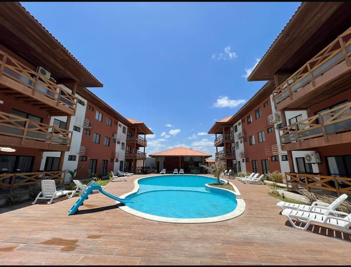 Flat Novo E Com Piscina Na  Praia De Luís Correia - Luís Correia