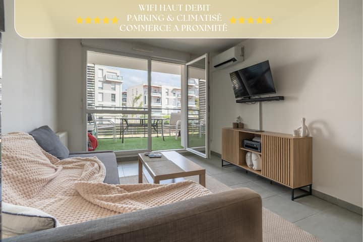 Airnova • Climatisé • Wi-fi • Parking Gratuit - Vitrolles