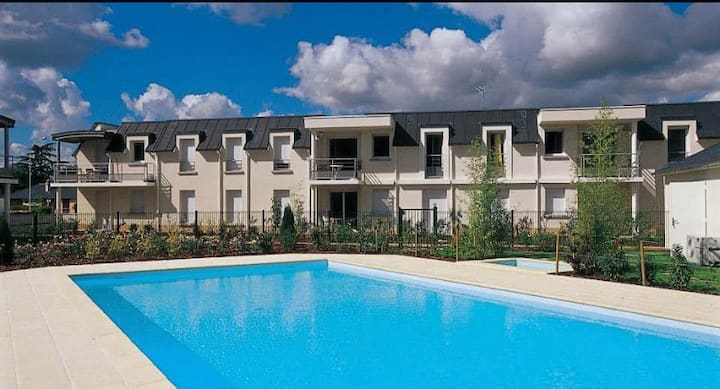 Appartement T2 Avec Piscine - Tours