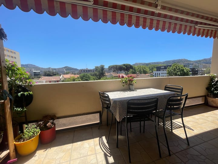 Appart Cosy Proche Mer Et Calanques Avec Parking - Marseille