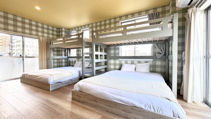 【空港まで車で10分】博多駅へ2駅(5分)｜vivo House ｜最大6名・家族歓迎 - Fukuoka