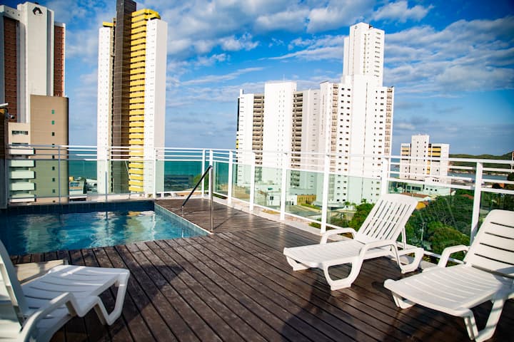 Brisa Do Mar Com
Vista Mar
Piscina Rooftop - Natal