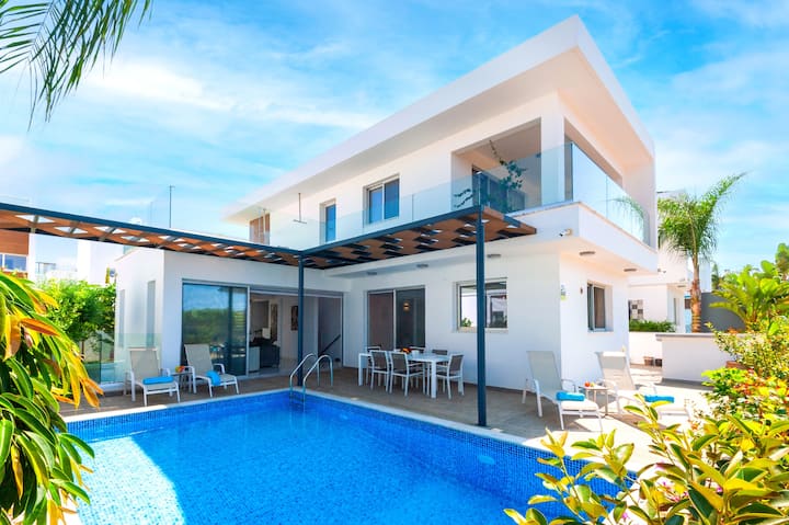 Royal Panoramic View  3bdr Villa W/ Pool Ayia Napa - Ayia Napa
