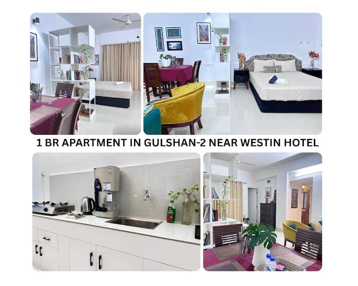1br Service Apt. In Gulshan 2 Near Westin Hotel - Dhaka