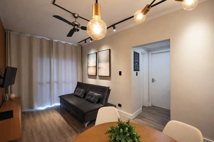 Apartamento Aconchegante E Moderno Em Pitangueiras - Guarujá