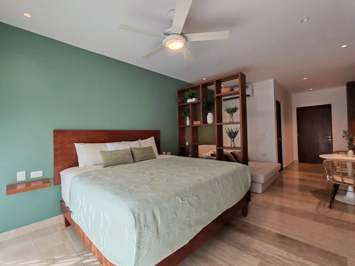 Spectacular Central Studio/pool/lundry/gym - Playa del Carmen