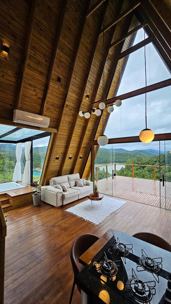 Cabana De Luxo Com Hidro, Lago Natural E Adega - Brasilien