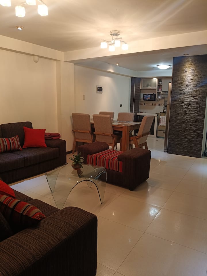 Dpto. Cusco Airbnb,moderno Céntrico , Zona Segura - Cusco