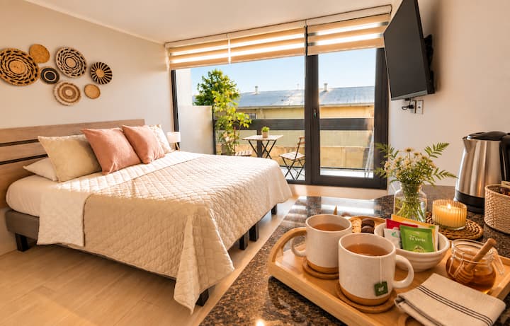 Studio One Block From The Waterfront, With A Terrace And Wi-fi - Chile