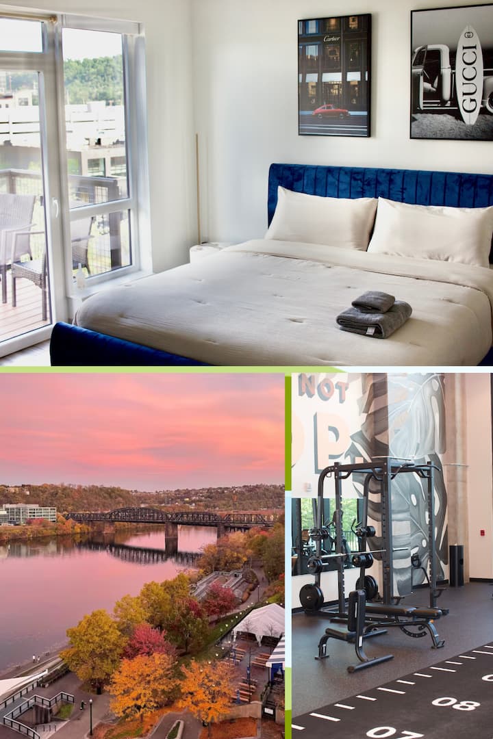 Luxury 1bdwith Balcony+stunningwaterfrontviews - Pittsburgh