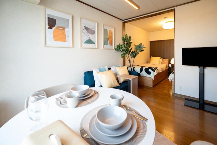 Breeze-kiri 霧 | カップルや友人旅に/ 落ち着きと快適さを備えた富良野の静かな拠点 - 蘆別市