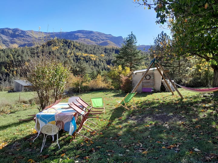Jacuzzi Et Maison Au Cœur Des Montagnes - Annot