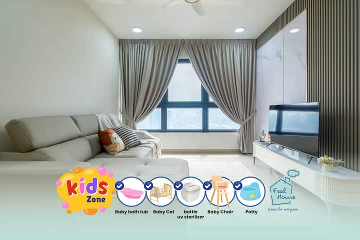 Bigfam Bliss Sleeps 12 Near Mrt And Supermarket - Kuala Lumpur