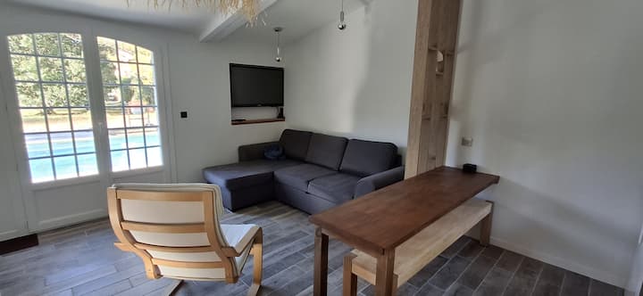 Maison Climatisée 2 Pièces Avec Piscine / Terrasse - Mandelieu-la-Napoule