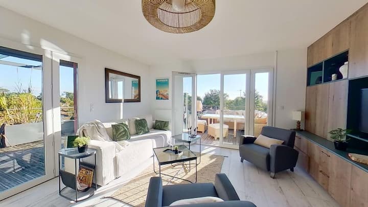 Le Cocon D’andernos – Rooftop & Vue Mer - Andernos-les-Bains