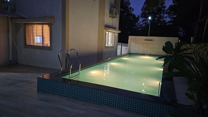 3bhk Villa With Private Pool Nr To Karjat Station - Matheran