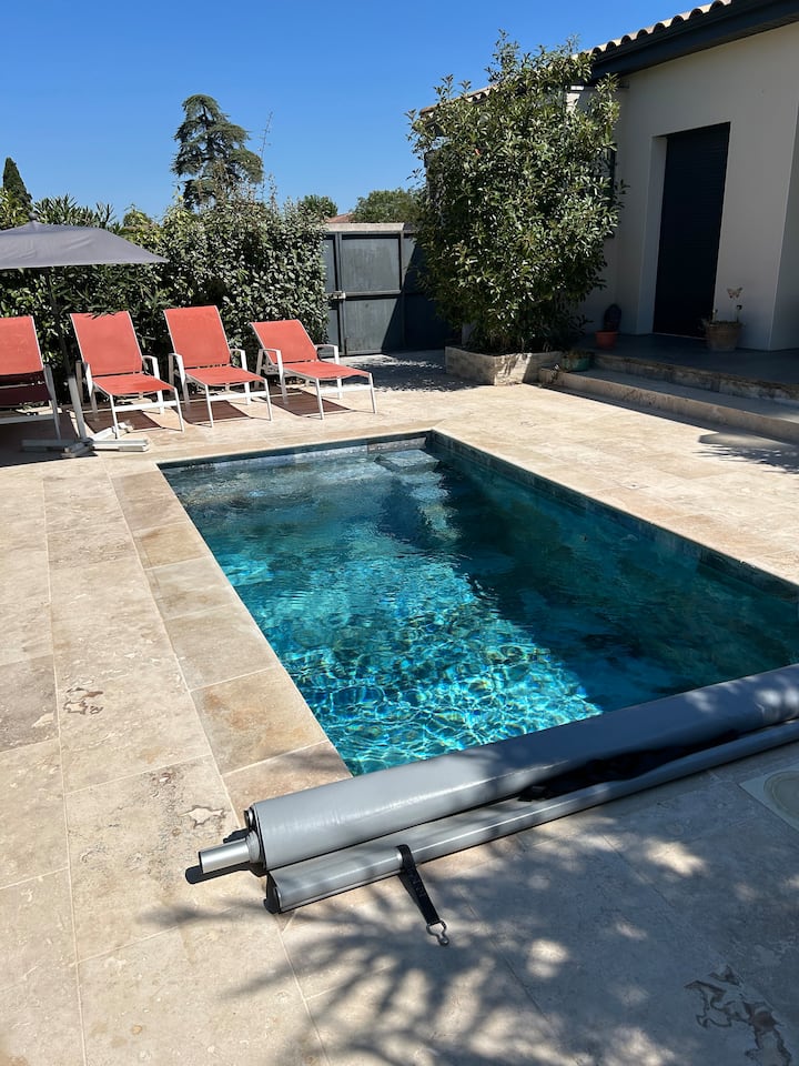 Agréable Villa De Plain-pied - Saint-Martin-d'Ardèche