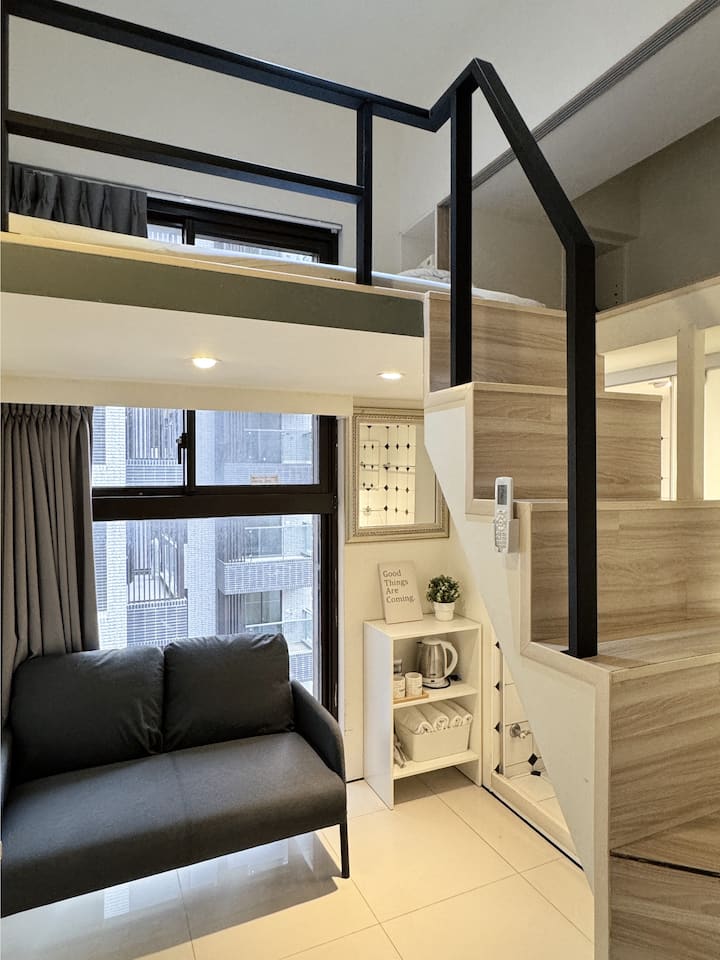 Mini Loft Ximen시먼 – 電梯大樓 高樓層獨立門戶&背包客&近捷運550m超方便 - 台灣