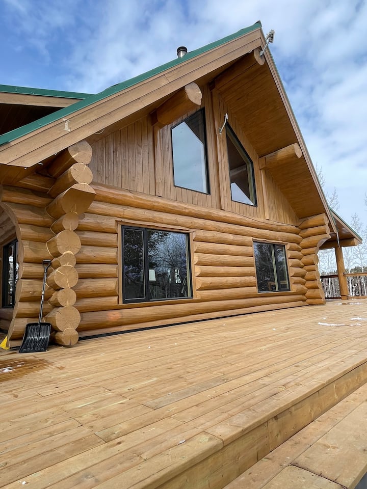 Cozylog Cabin Golf Hike Canoe Swim Near City - Alberta