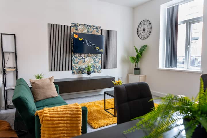 Stylish 3br 18min To Peak District/sky Sports/wifi - 올덤